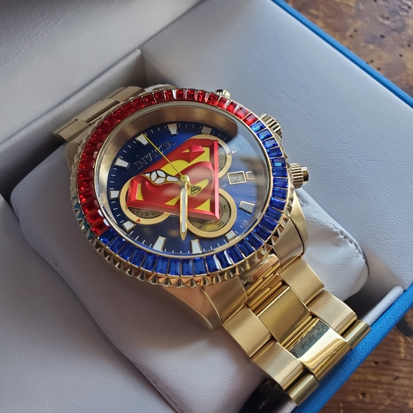 Invicta | Other | Limited Edition Invicta Gold Superman Watch | Poshmark